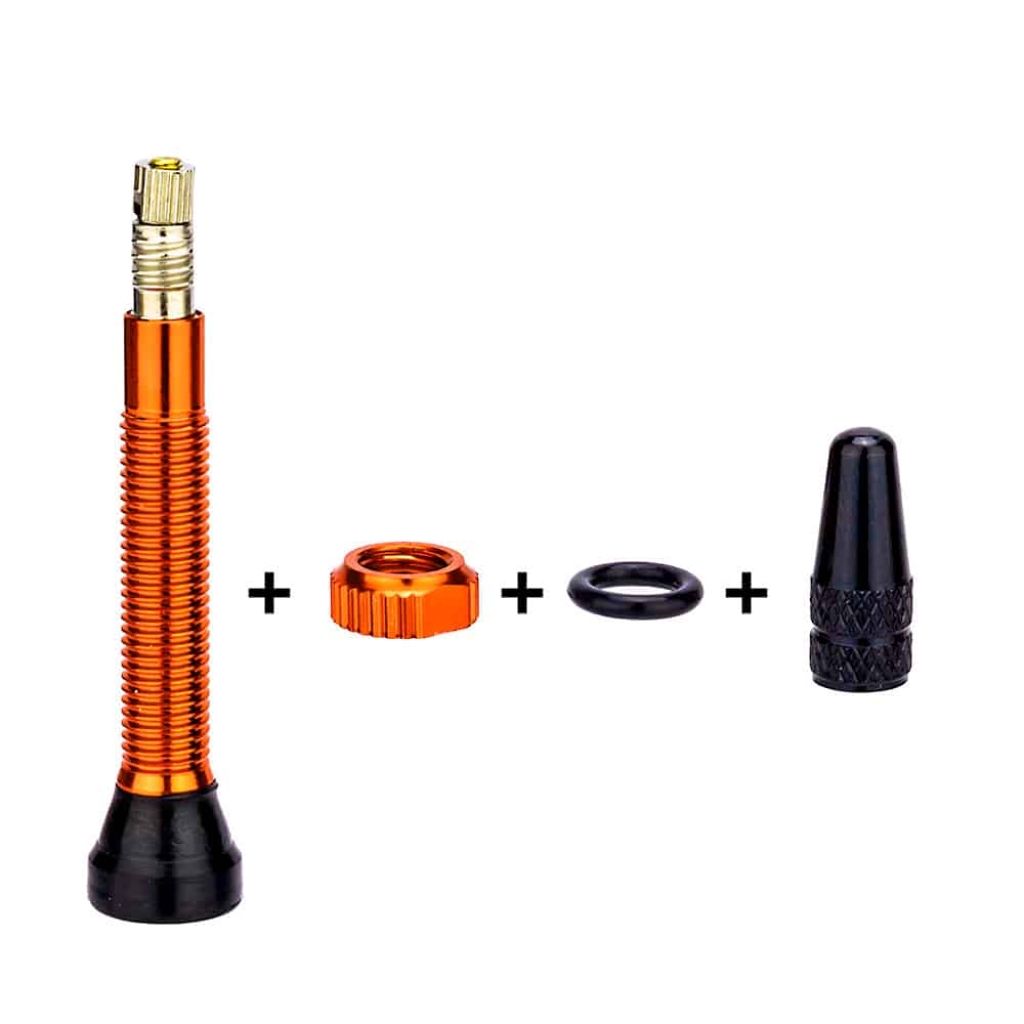 Valvula francesa tubular ztto 60mm naranja – MTBike.cl